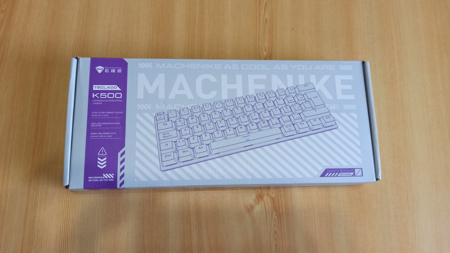 Mini teclado mecánico Machenike K500-B61 60%: La combinación perfecta ...