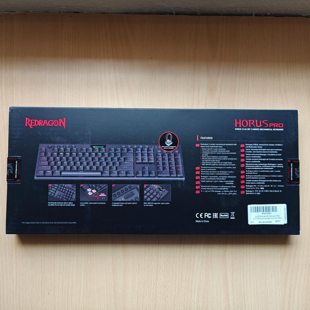 Redragon K618 Horus: Análisis Exhaustivo del Teclado Mecánico ...